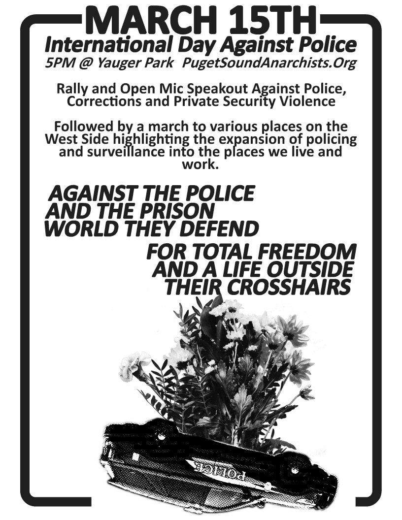 Olympia – March 15th Day Against Police Rally & March – PUGET SOUND ...